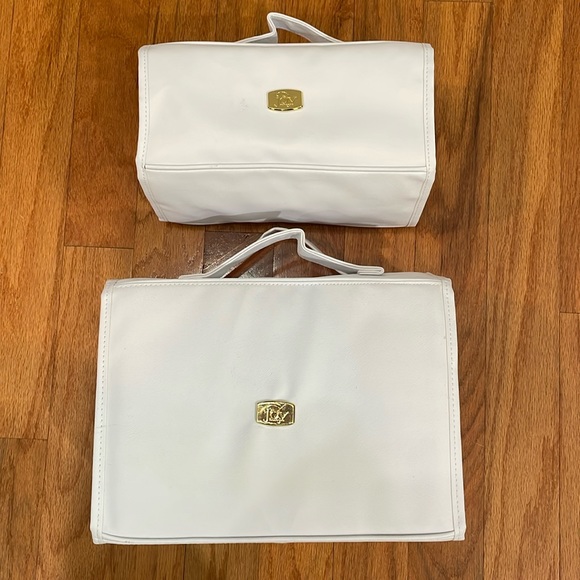 Joy Mangano | Bags | Joy Mangano Travel Set Organizers White Clear ...